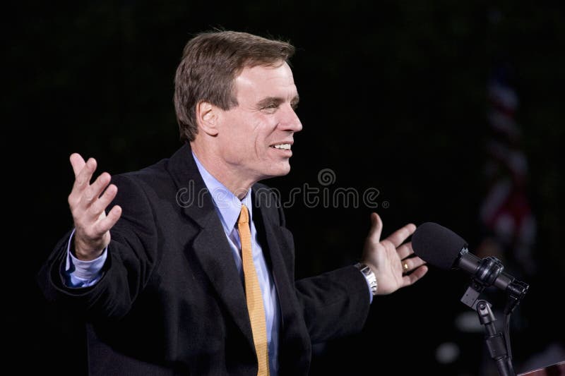 US Senator Mark Warner editorial stock photo. Image of political - 27065163