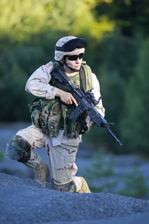 US soldier stock image. Image of special, service, goggled - 9881755