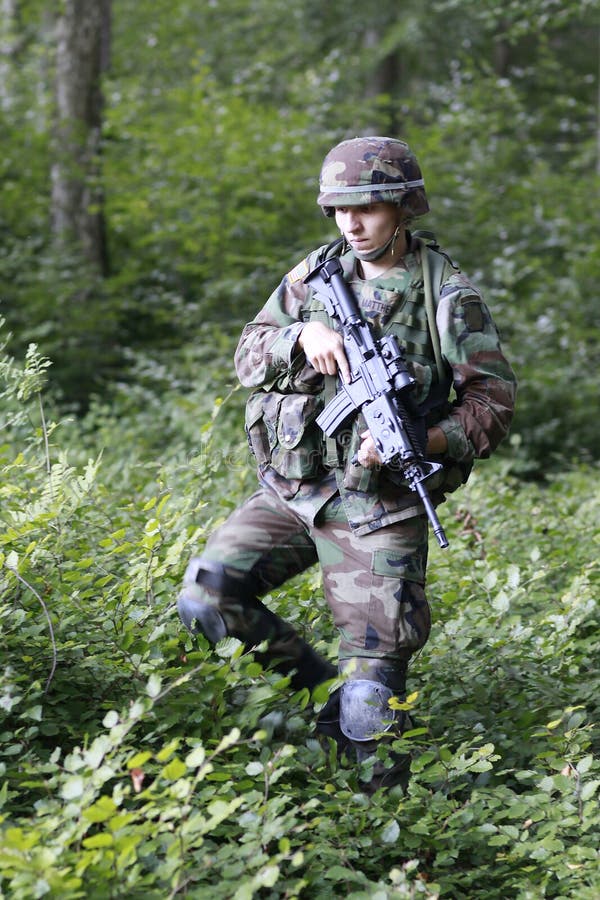 US soldier stock image. Image of young, army, soldier - 20881997