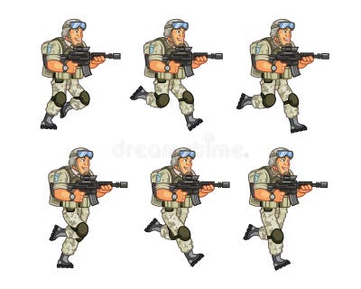 Running Man Sprite Stock Illustrations – 112 Running Man Sprite Stock ...