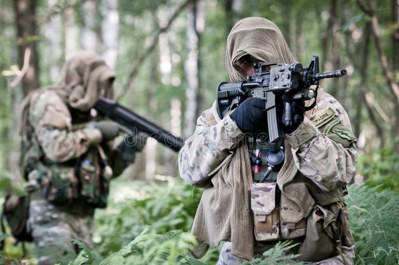 US soldiers on patrol stock photo. Image of infantry - 21480932