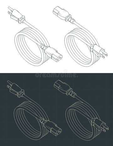 Electrical Power Drawings Stock Illustrations – 582 Electrical Power ...