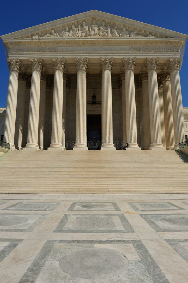 US Supreme Court Building, Washington, DC Stock Photo - Image of civil ...