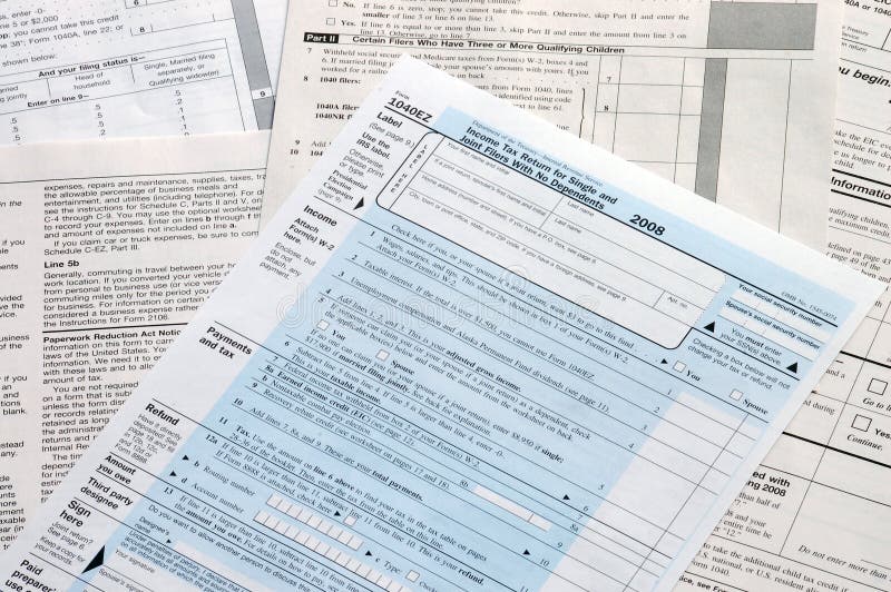 US Tax Forms stock image. Image of audit, currency, federal - 8027581