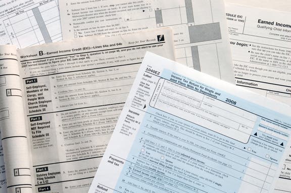 US Tax Forms stock photo. Image of accounting, america - 8027688