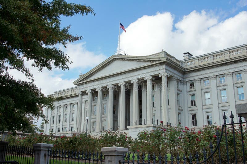 US Treasury Department editorial stock photo. Image of government ...
