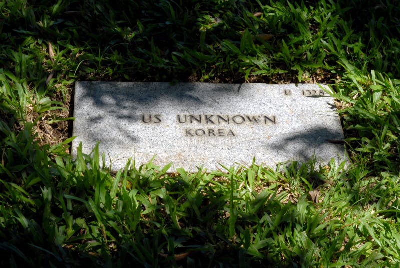 Marker of an Unknown Soldier Stock Image - Image of grief, cross: 34682913