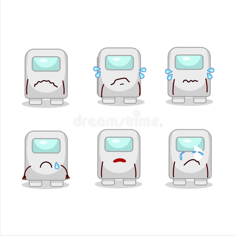 Among Us White Cartoon Character with Sad Expression Stock Vector ...
