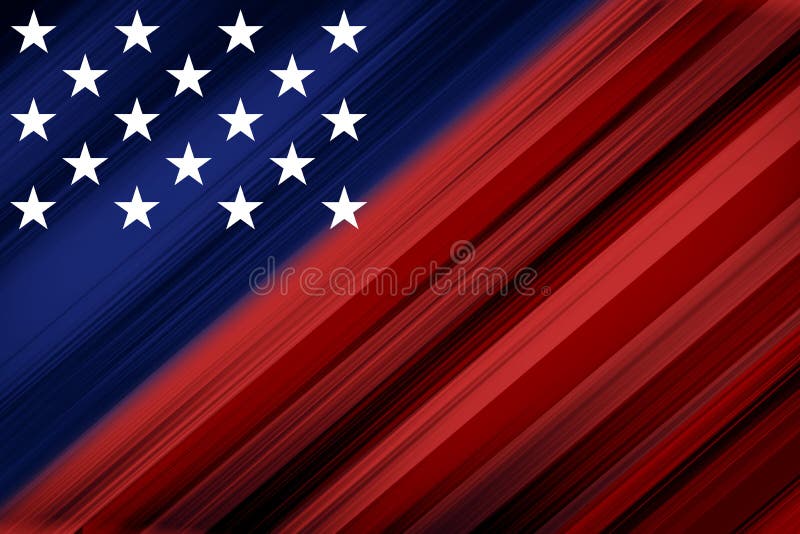 USA Abstract Background with Elements of the American Flag Stock ...