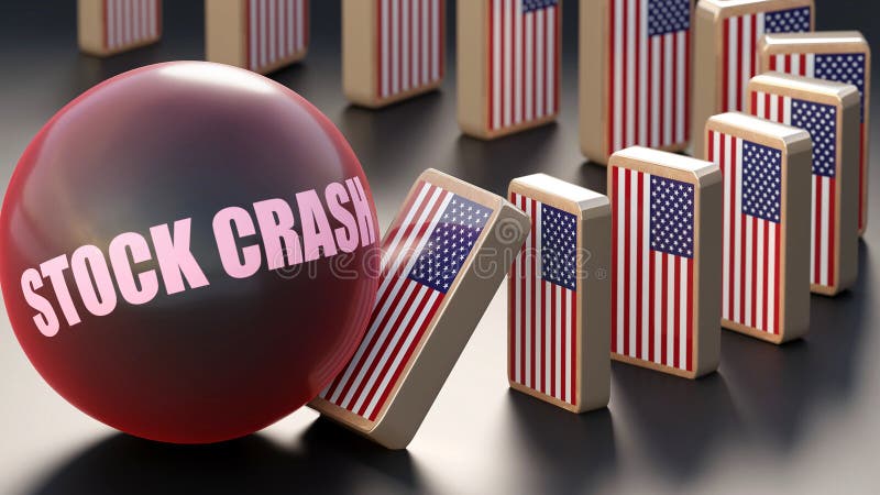 USA America - Decline and Possible Fall of Stock Crash Stock ...