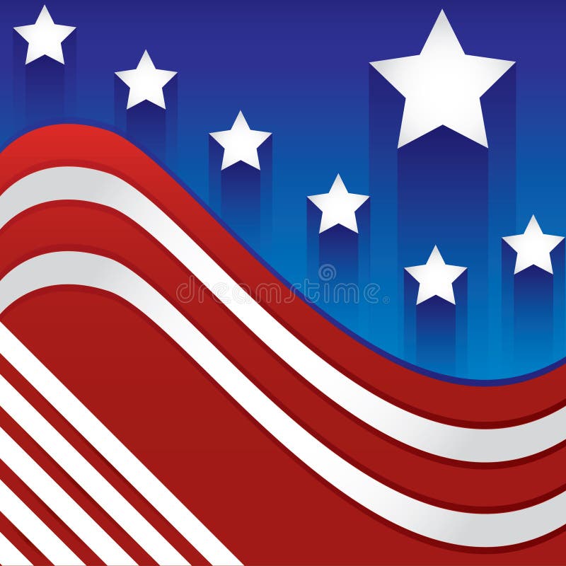USA Background. Vector Illustration Decorative Design Stock Vector ...