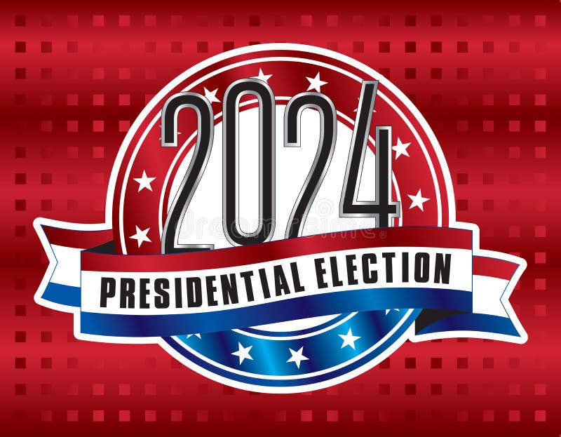 Presidential Election Icon for 2024 Voting Stock Photo - Illustration ...