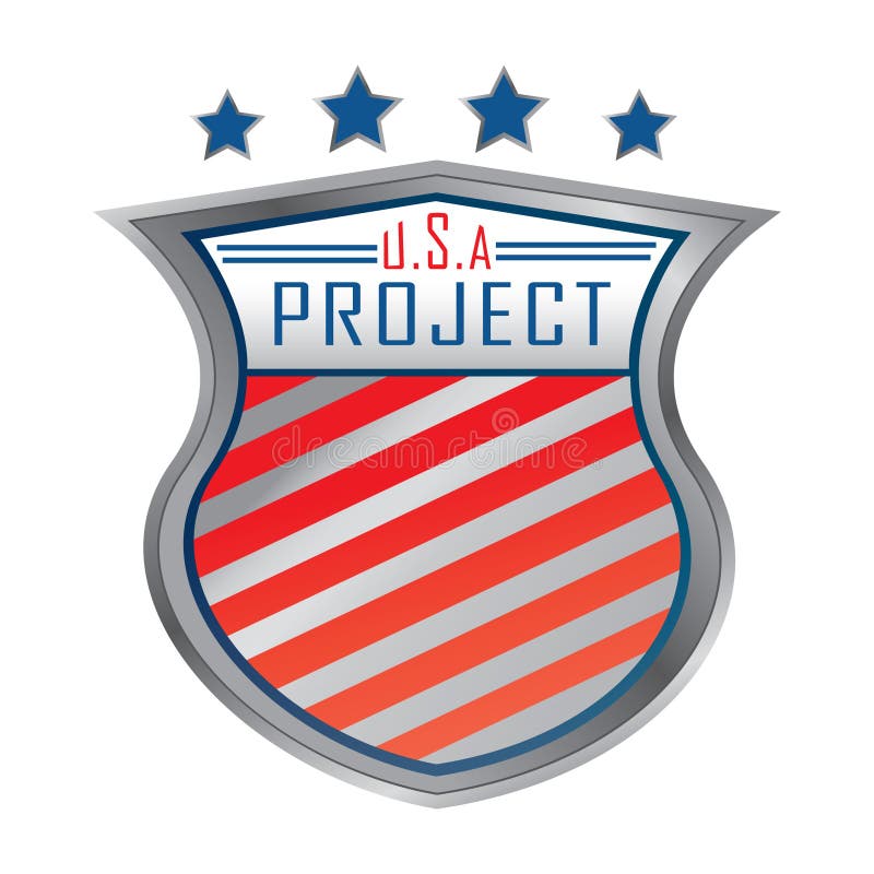 Usa Badge. Vector Illustration Decorative Background Design Stock ...