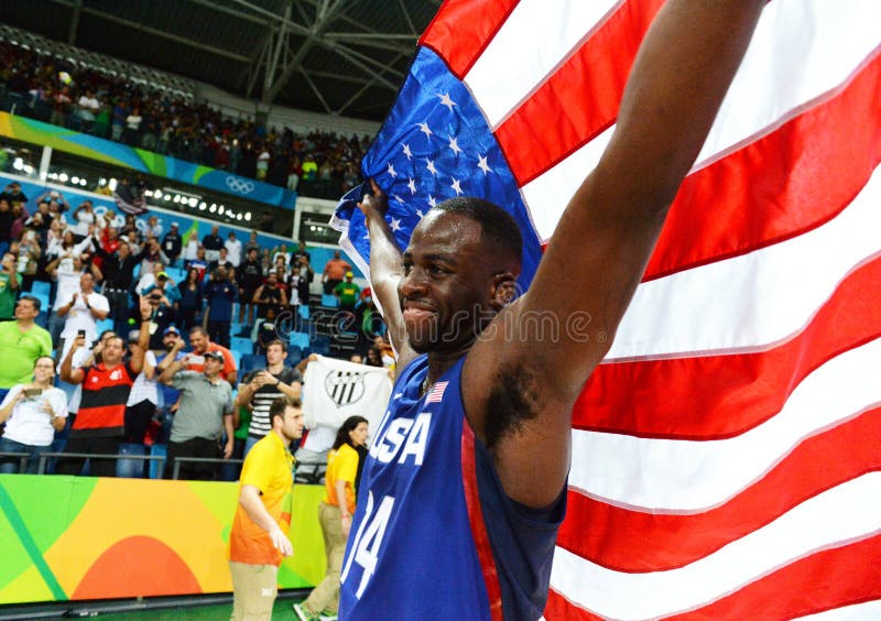 USA Basketball Team in the Final of the Olympic Editorial Image - Image ...