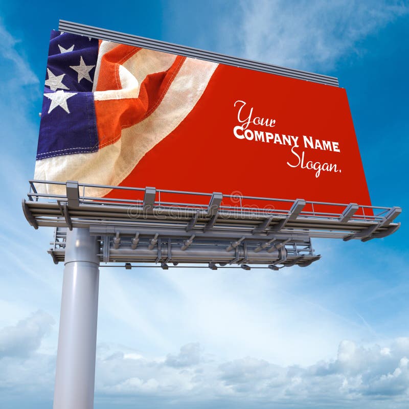 USA billboard stock photo. Image of politics, announcement - 78915648