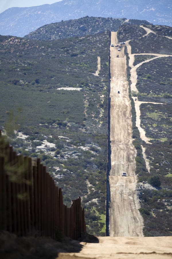 USA - California - Campo - the Wall Editorial Photo - Image of frontier ...