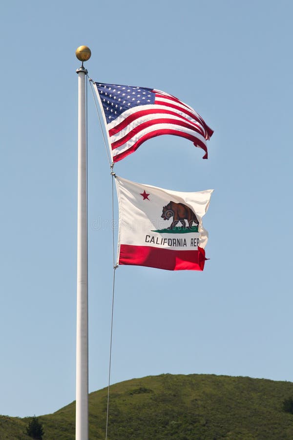 USA and California flag stock image. Image of america - 41274631