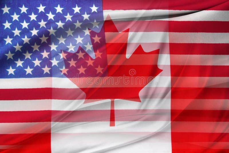 American Canadian Flag Blend Stock Photos - Free & Royalty-Free Stock ...