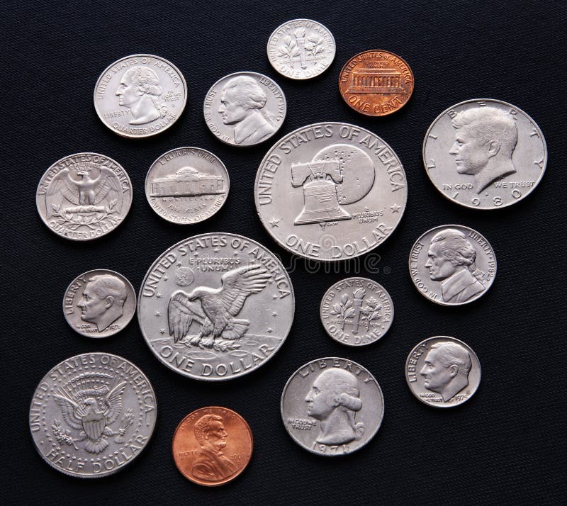 USA Coins stock photo. Image of coins, banking, kennedy - 10773516