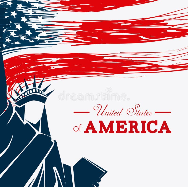 USA design. stock vector. Illustration of freedom, holiday - 52200956