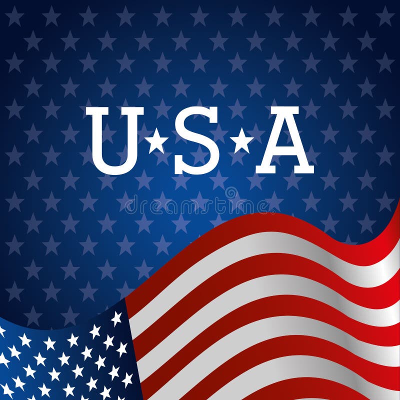 USA Design, Vector Illustration. Stock Vector - Illustration of event ...