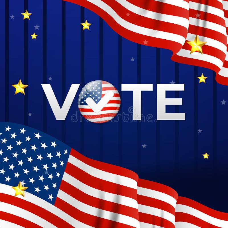 USA Election Company Poster. Vector Illustration Stock Vector ...