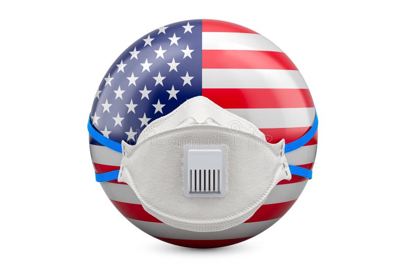 Usa Filtering Half Face Mask Stock Illustrations – 1 Usa Filtering Half ...