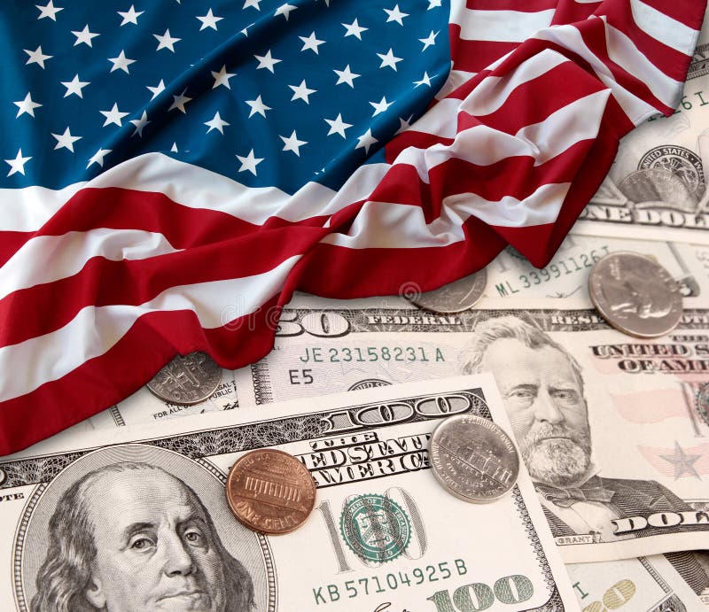 Finance Flag stock image. Image of words, finance, wind - 8395909