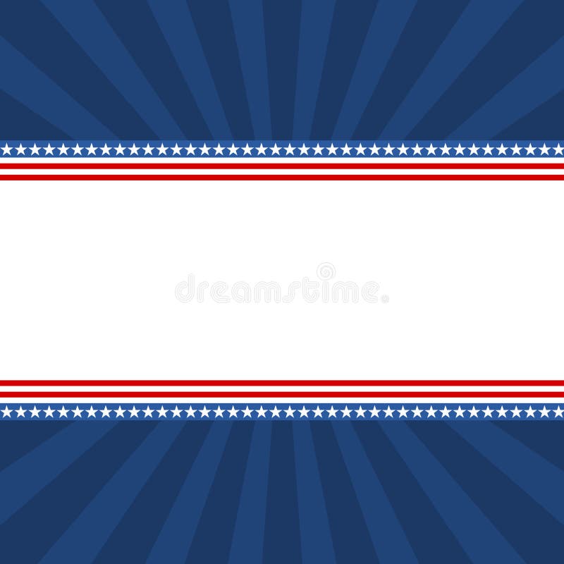 USA Flag Banner - Illustration Stock Illustration - Illustration of ...