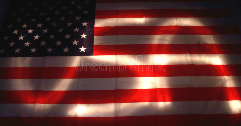 USA flag in the dark stock image. Image of america, patriot - 25912191