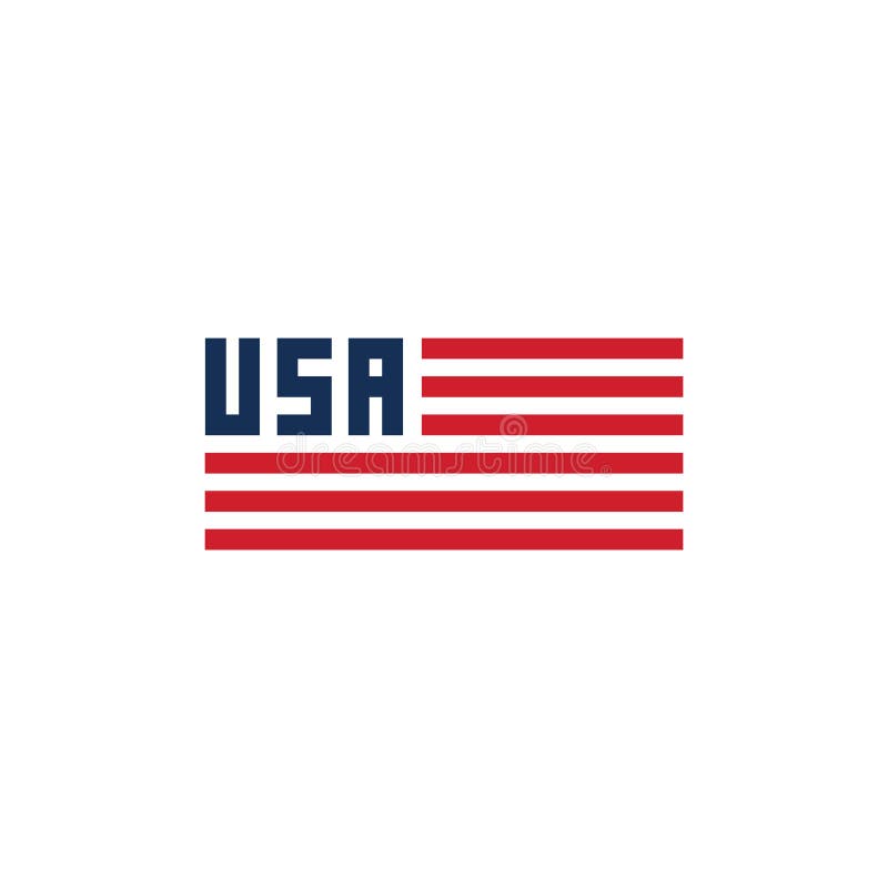 USA Flag. USA Logo. Made in USA. USA Shield White, Blue, Red Stock ...
