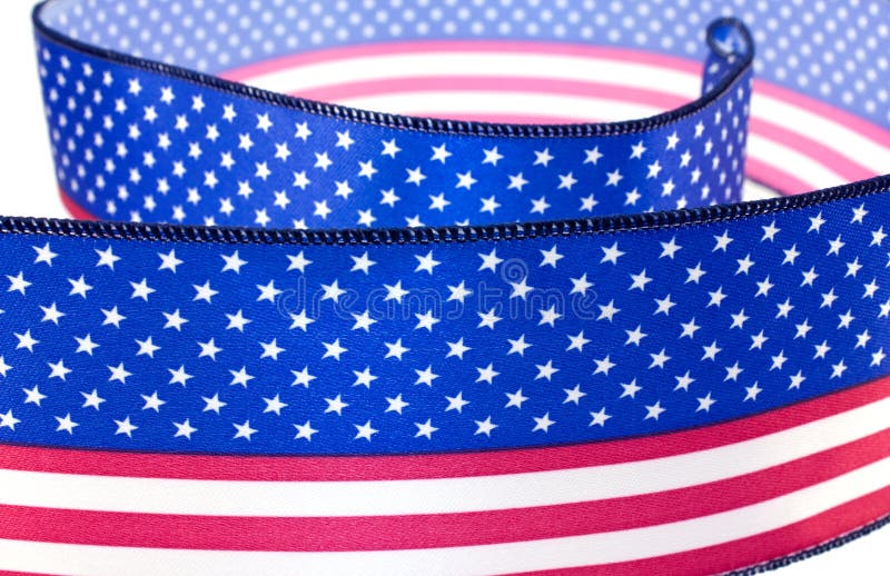 USA flag ribbon stock image. Image of proud, democracy - 12734443