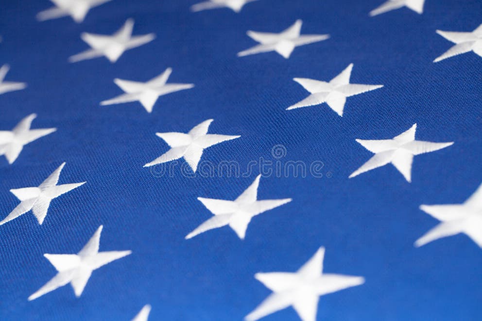 USA Flag Stars Making Pattern - Studio Shot Stock Image - Image of ...