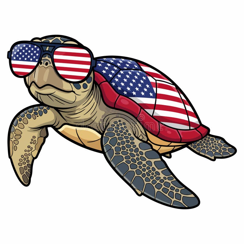 Flag Tortoise Vector Stock Illustrations – 102 Flag Tortoise Vector ...
