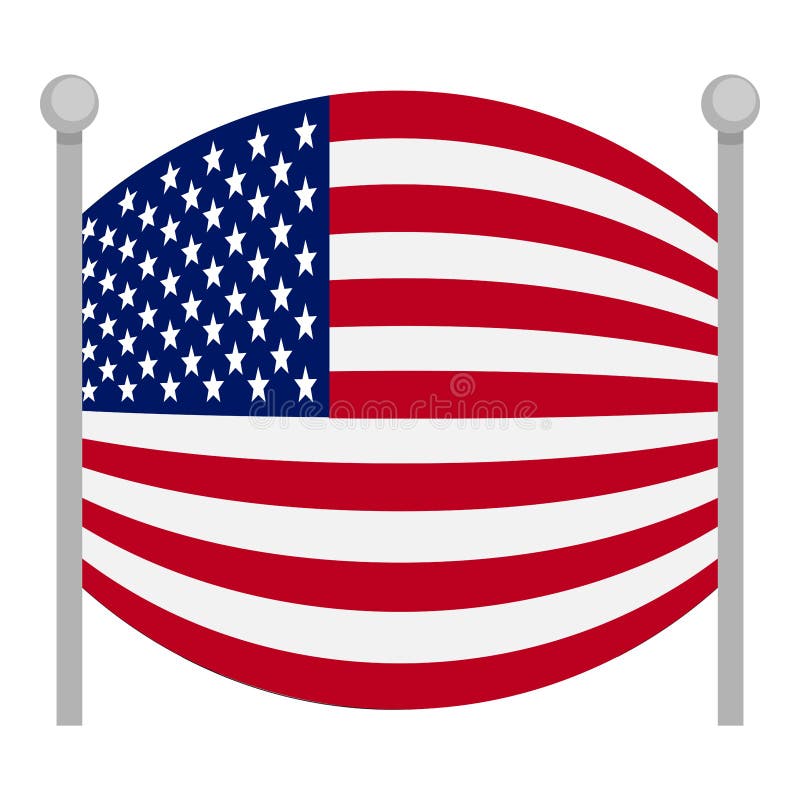 Usa flag stock vector. Illustration of design, unique - 257672241