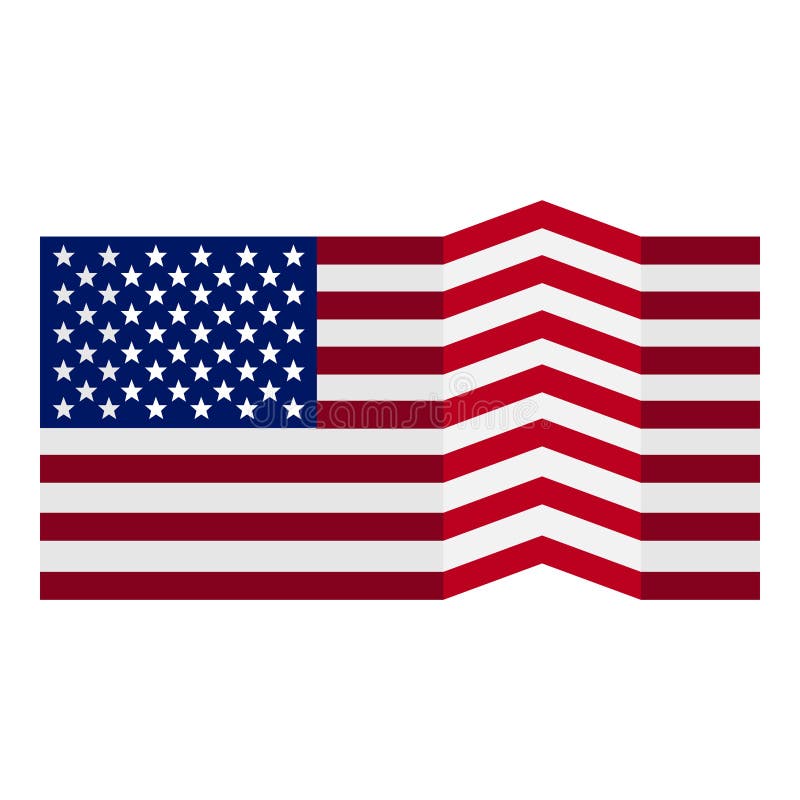 Usa flag stock vector. Illustration of design, unique - 257672279