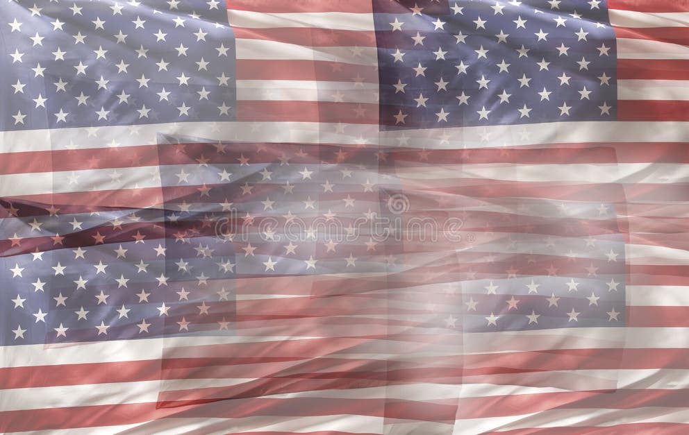 USA flags stock photo. Image of macro, closeup, overlapping - 81503564