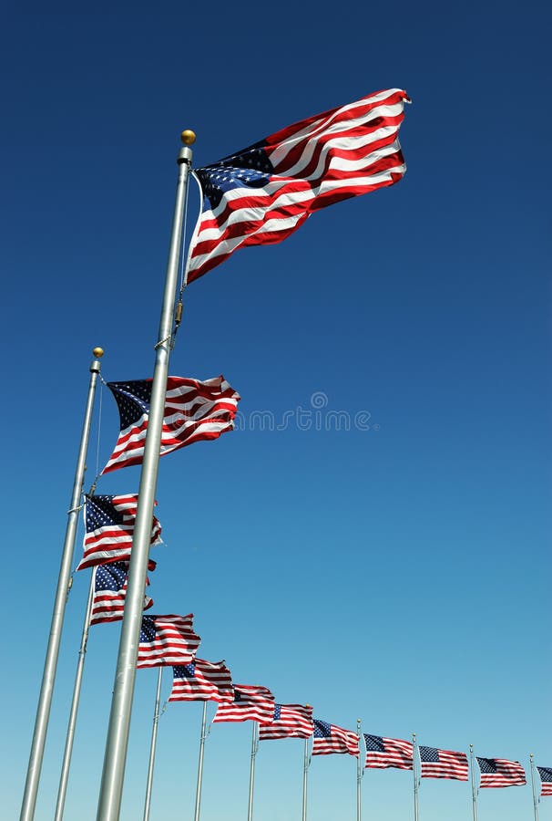 USA flags stock photo. Image of memorial, freedom, stripes - 60810056