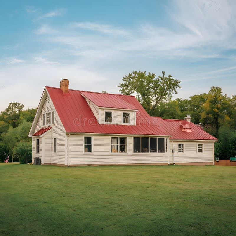 USA with a Good View of the Roof Stock Image - Image of hotel, estate ...