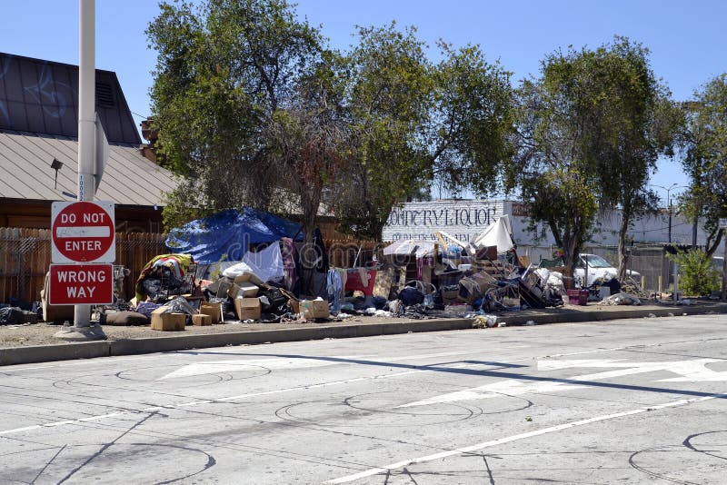 USA, Illegal Waste Deponie on Road Editorial Stock Photo - Image of ...