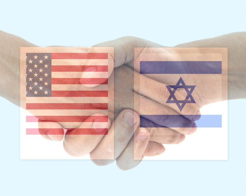 USA and Israel Flag with Handshake Stock Photo - Image of flag ...