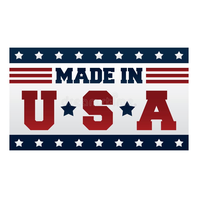 Usa Label. Vector Illustration Decorative Design Stock Vector ...