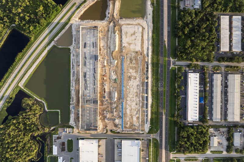 Distribution Structure Warehouse Building Stock Illustration ...