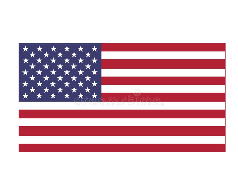 United States Flag National North America Emblem Symbol Icon Stock ...