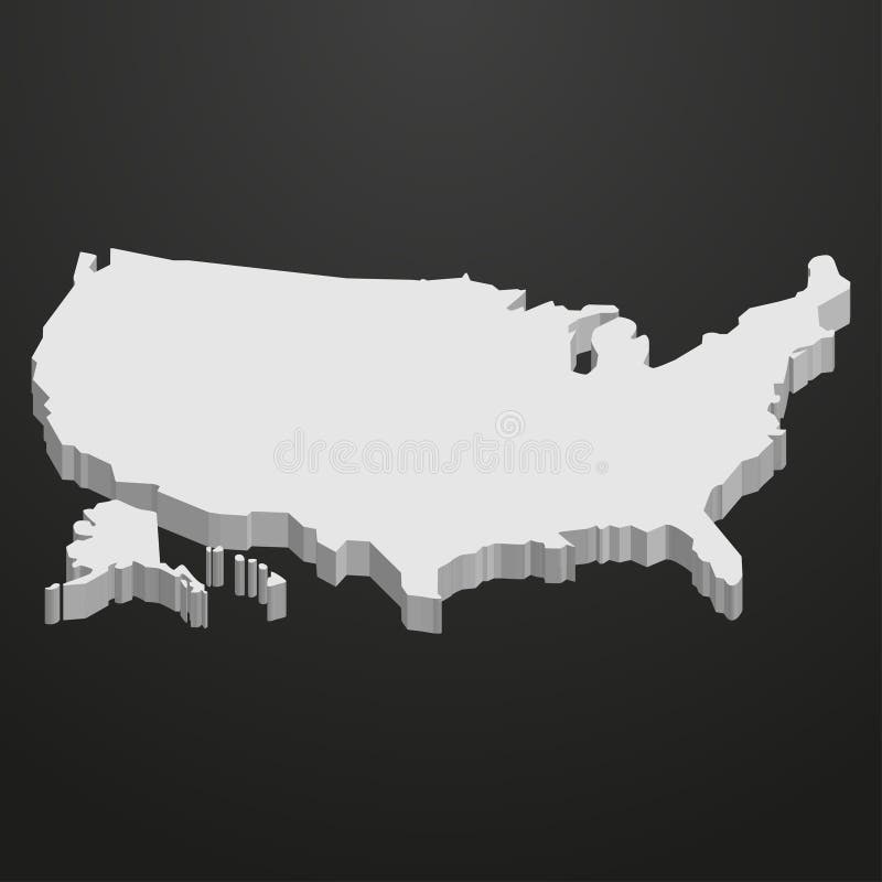 Usa Map Gray Stock Illustrations – 27,689 Usa Map Gray Stock ...