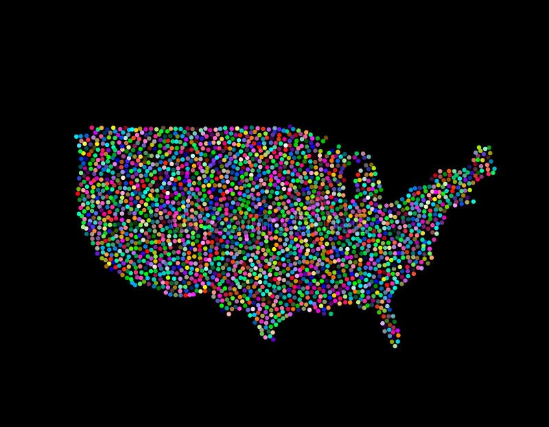 Pixelated Usa Map Stock Illustrations – 646 Pixelated Usa Map Stock ...