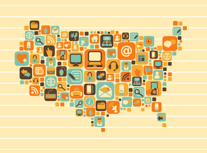 United States Cartoon Map Stock Illustrations – 3,347 United States ...