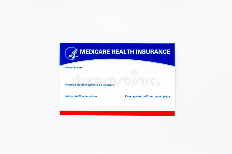 Blank Medicare Health Card In Envelope Isolated On White With Social ... Blank Medicare Health Card In Envelope Isolated On White With Social ...