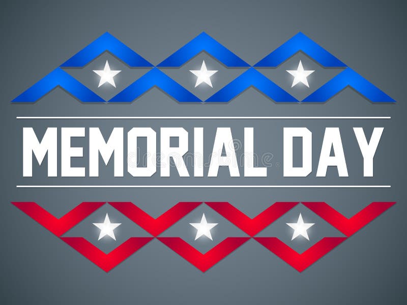 USA Memorial Day Abstract stock illustration. Illustration of ...