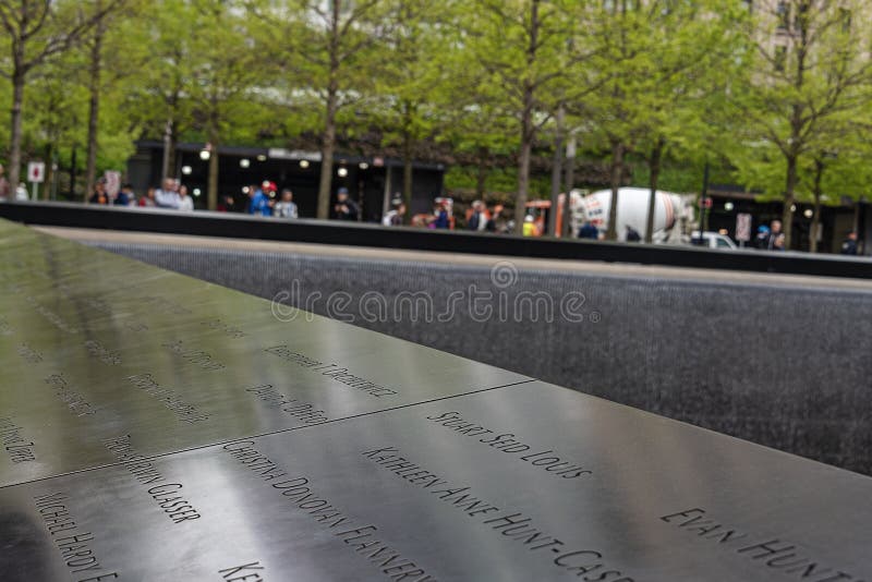 9/11 Monument, World Trade Centre Editorial Photo - Image of ...